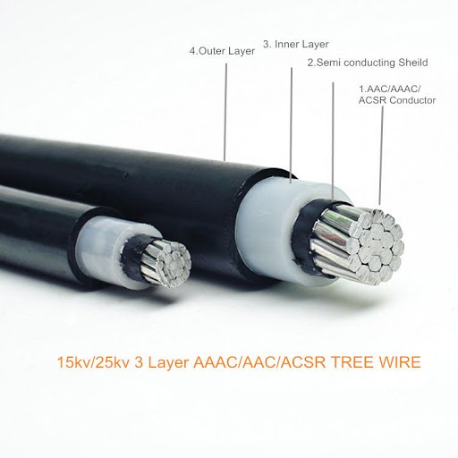 3-Layer 25kV ACSR Tree Wire Spacer Cable